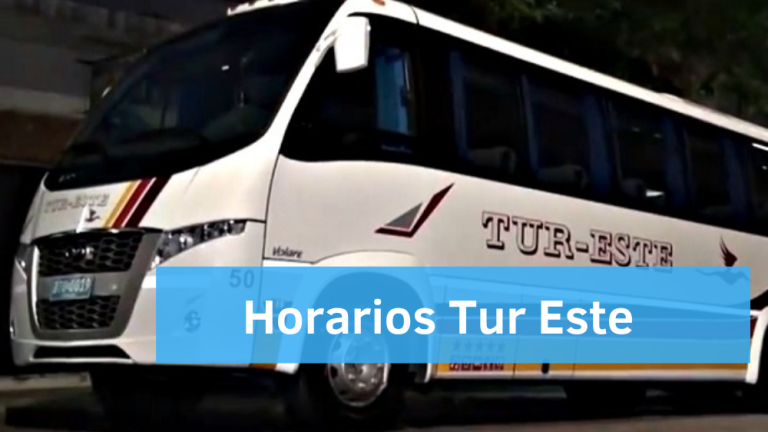 >> Horarios omnibus en Tur Este Precios (2023 )